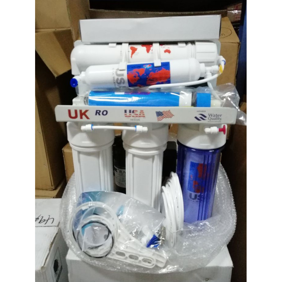 Jual mesin ro 100gpd auto flushing reverse osmosis mesin filter air minum | Shopee Indonesia