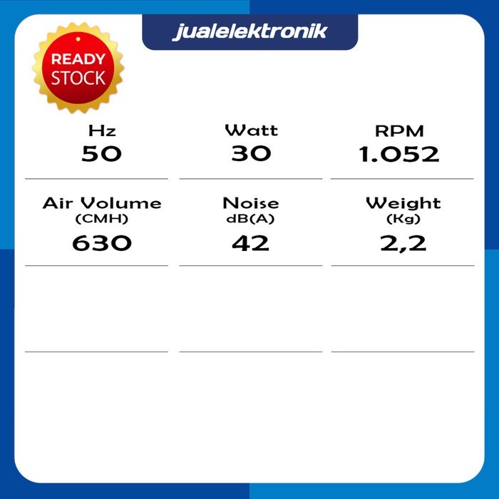 Jual Kdk Ceiling Exhaust Fan 25-Tgq2 10 Inch - 25Tgq2 25Tgq Kipas ...