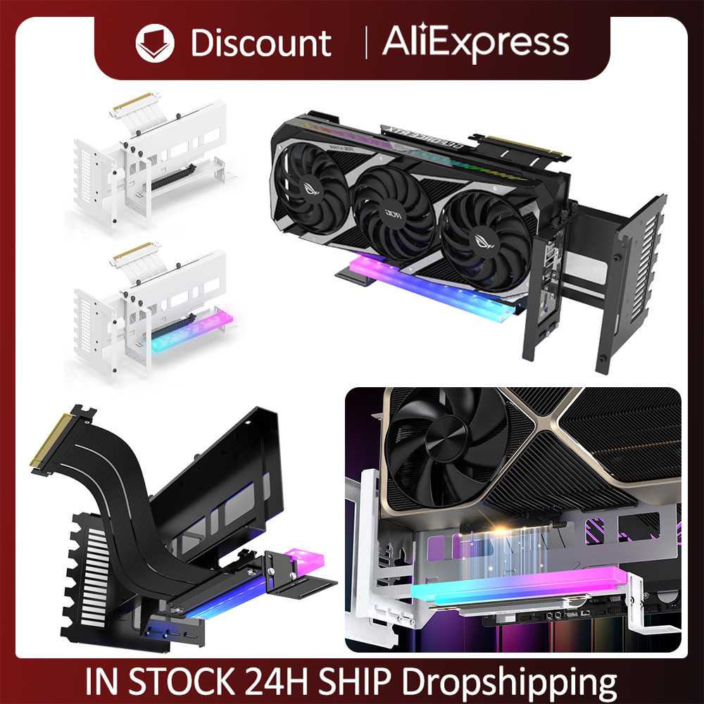 Jual EZ-40V ARGB Graphics Card Vertical Bracket with PCI-E 4.0 | Shopee ...