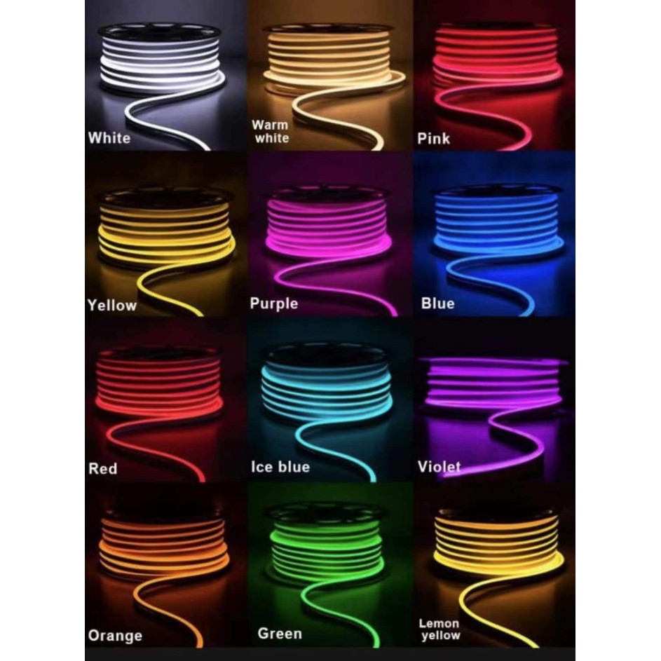 Jual Lampu LED Neon Flex 100M Flexibel Flexy 220V | Shopee Indonesia