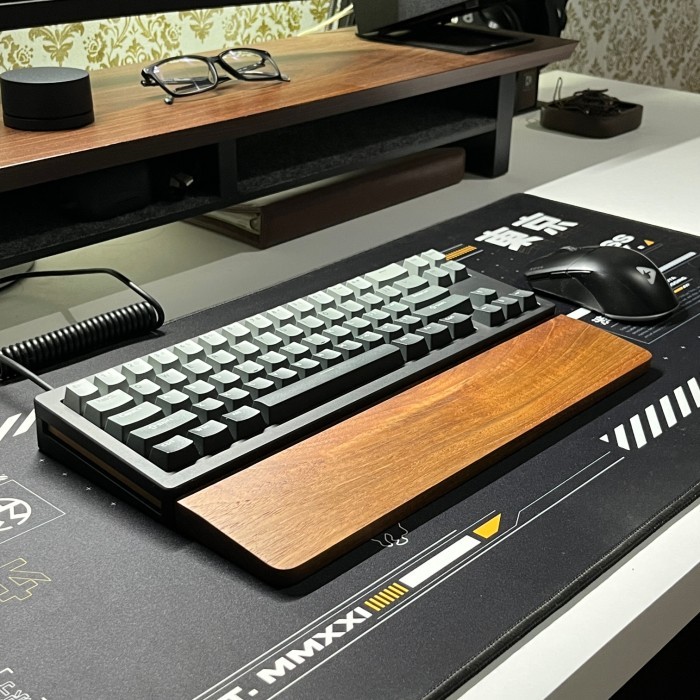 Jual Wrist Pad Pro By Teka/Arm Rest Keyboard - Free Laser Nama (Kayu ...