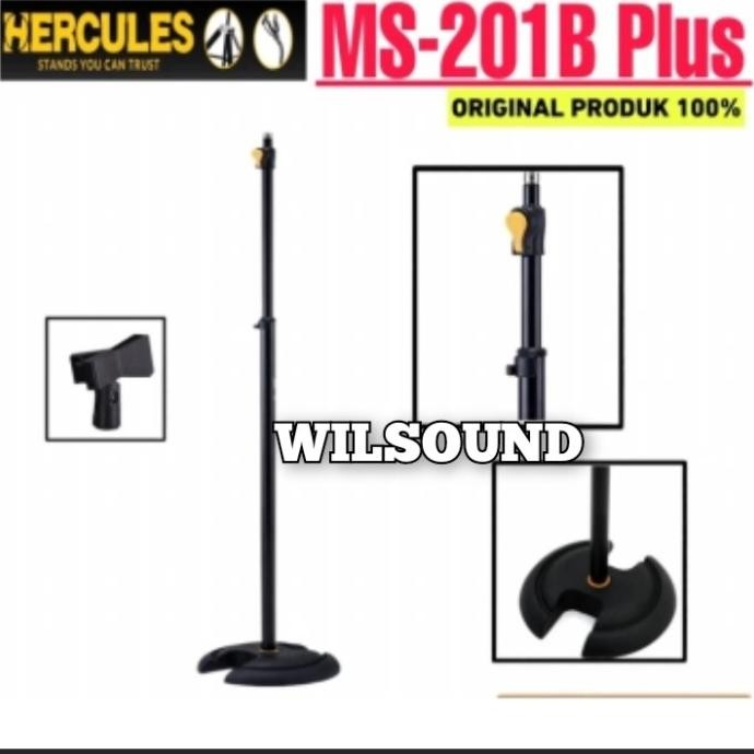 Jual Grosir Stand Mic Hercules Ms201B Plus Original | Shopee Indonesia