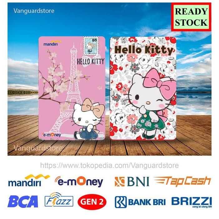 Jual Produk Baru!! Emoney Kartu Mandiri Etoll Kartun Hello Kitty Pink ...