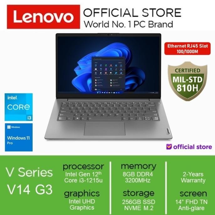 Jual Laptop Intel Gen 12 Lenovo V14 G3 Iap Core I3 1215U 8Gb 256Gb Ssd | Shopee Indonesia