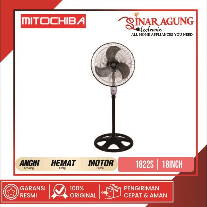 Jual MITOCHIBA Kipas Angin Industrial 3 in 1 MT 1822 S / MT1822 100% Ori | Shopee Indonesia