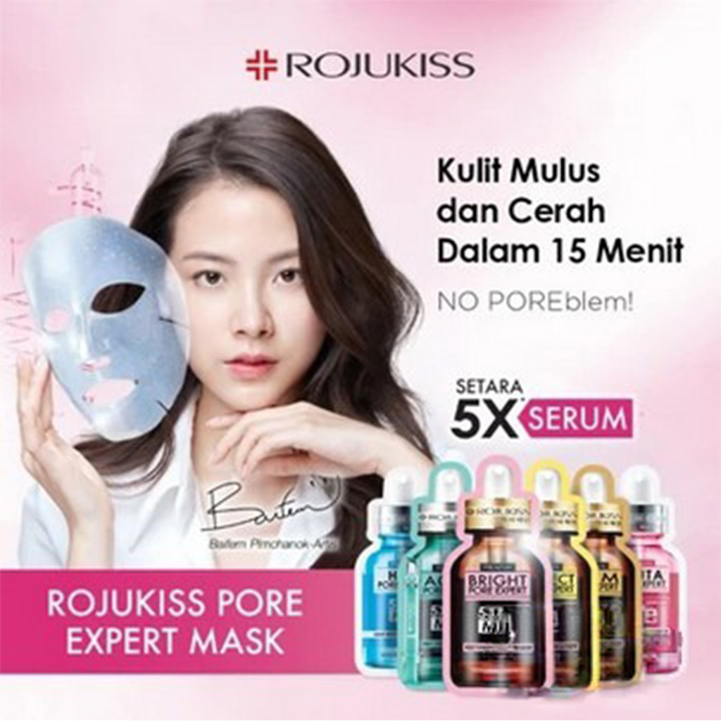 Jual ROJUKISS Premium 5X Serum Mask 25ml | Rojukis Sheet Masker | TnT ...