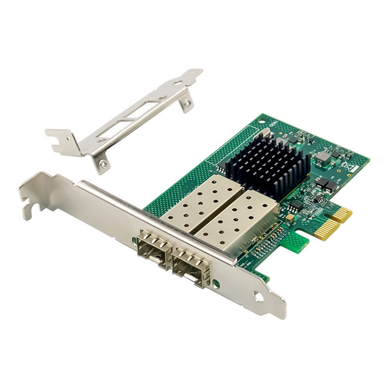 Jual 82576EB PCI-E X1 Gigabit Server Network Card Dual-Port SFP ...