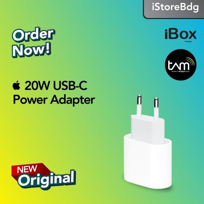 Jual Apple 20W Usb-C Power Adapter Charger Iphone Original Tam / Ibox ...