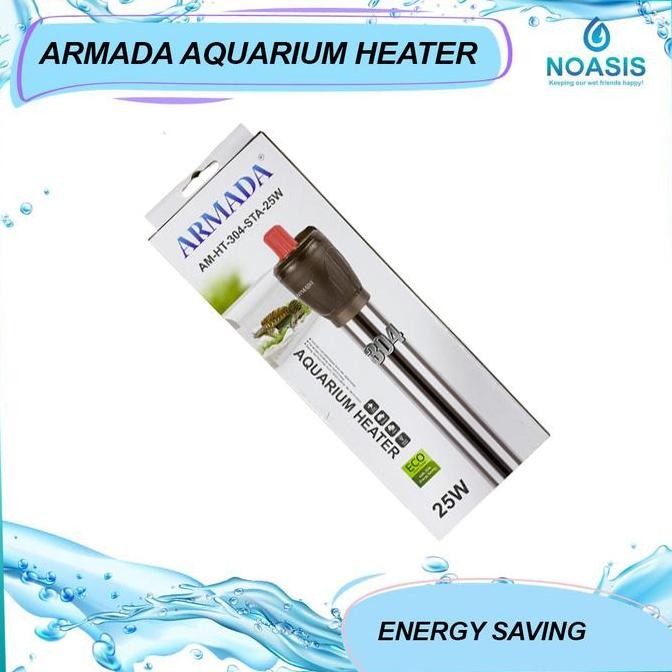 Jual ARMADA AM HEATER Aquarium Stainles Penghangat Air 25 50 75 100 200 ...