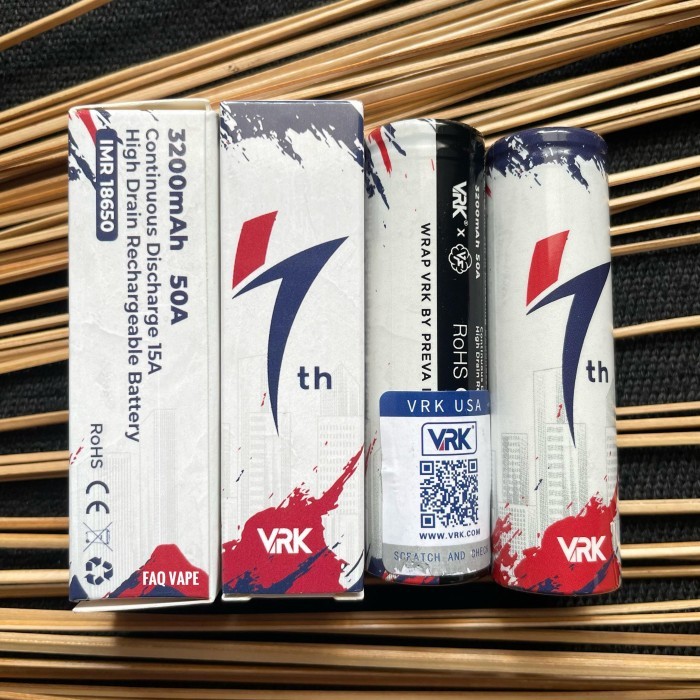 Jual BATTERY VRK 40A AUTHENTIC - BATERAI VAPE IMR 18650 3000 MAH ...