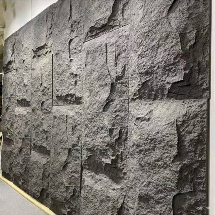 Jual Pu Stone Rock Panel Dinding Motif Batu Alam 60Cm X 1.2M X 3Cm ...