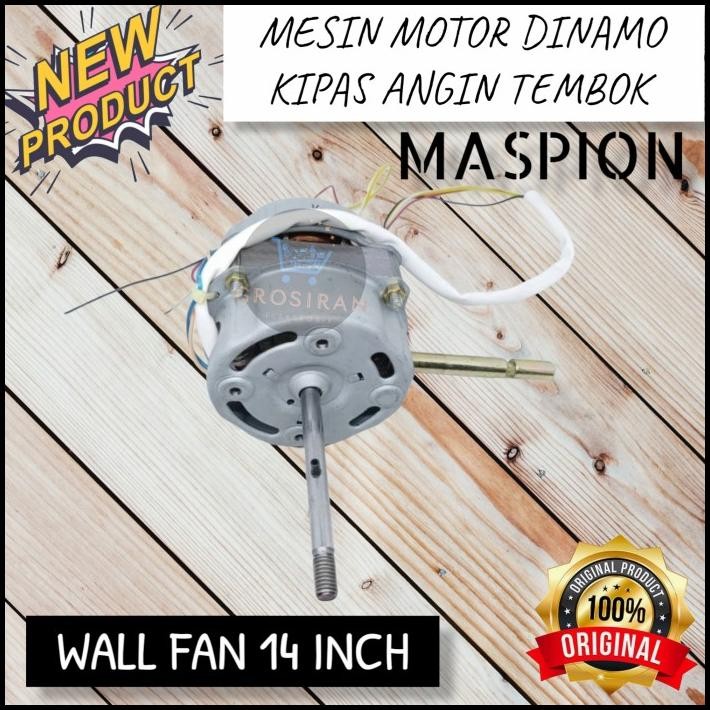 Jual MESIN MOTOR DINAMO MASPION WALL FAN 14 inch Kipas Angin Tembok ...