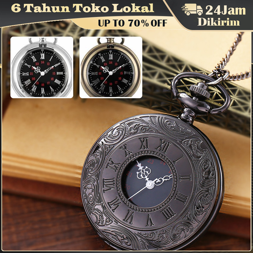 Jual Jam Tangan Saku Bergaya Vintage / Jam Unik Saku Vintage Pocket ...