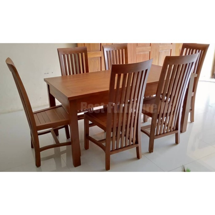 Jual Meja Makan Minimalis Jati Balero Klasik | Shopee Indonesia