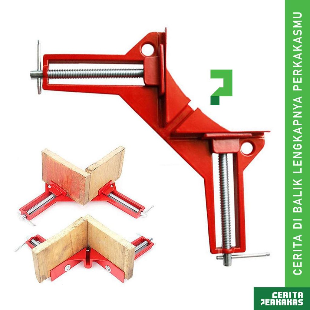 Jual Clamp Corner CP / Klem Sudut Siku Penjepit 90 Derajat / Klem Sudut ...