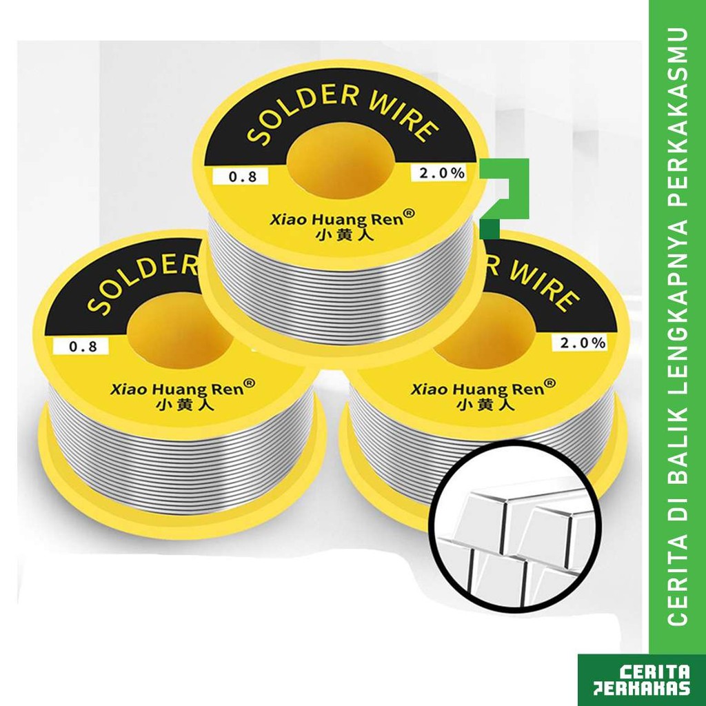 Jual Gulung Timah 50g Flux Rosin Solder 2.0% CP / 0.8 1.0 1.2 1.8 mm ...