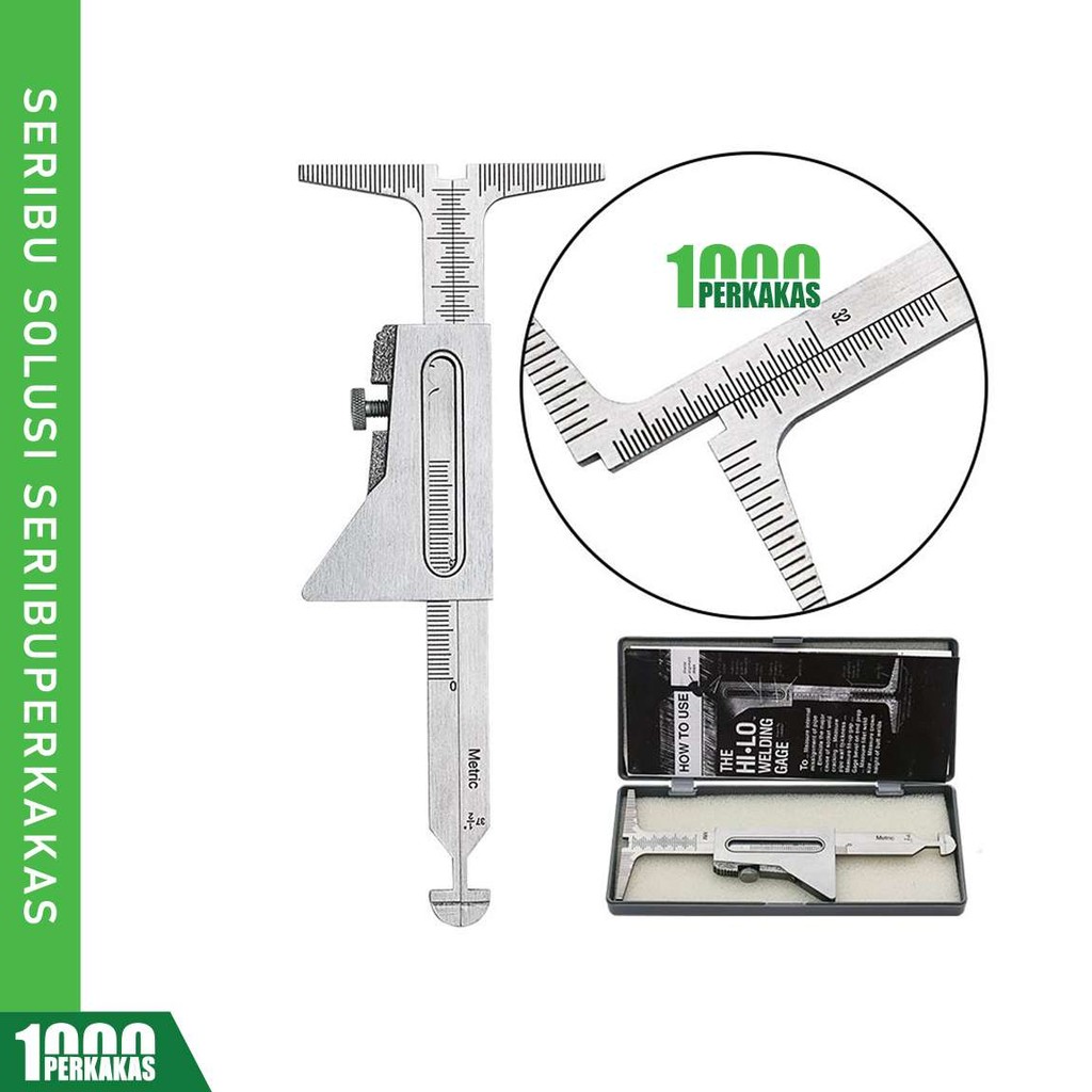Jual 1P Welding HI-LO Gauge AH11 / HILO Inspection Pipe / Gage Welder Alat Ukur Las Hi Lo / HI ...
