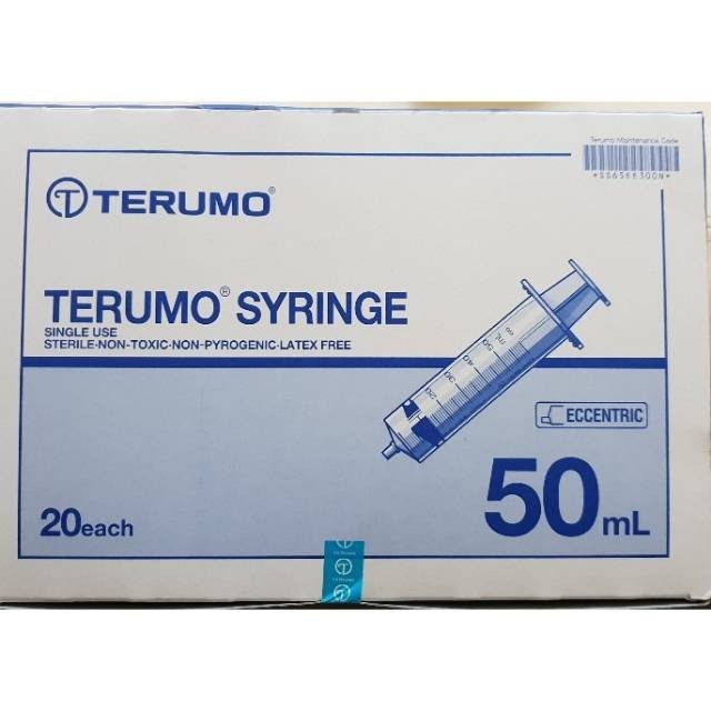 Jual Spuit 50cc Terumo/ Terumo Syringe 50ml Lubang Pinggir/ Eccentric ...