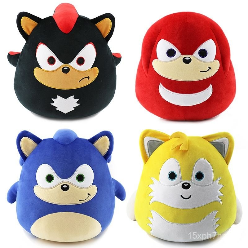 Jual Round Sonic the Hedgehog Plush Doll super Super Sony Tumbler Toy ...