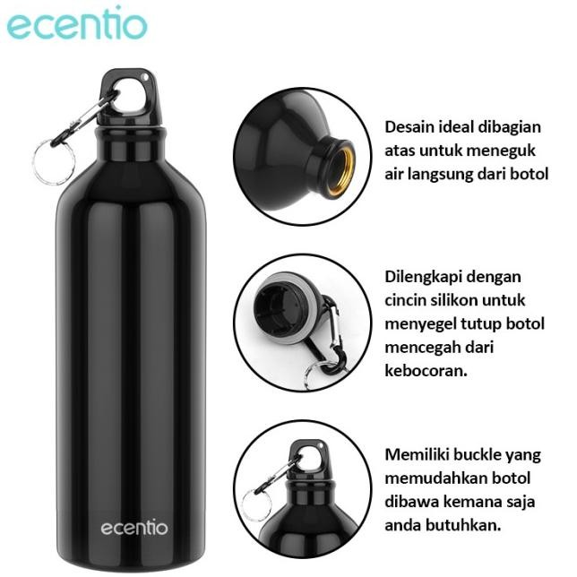 Jual Ecentio Botol Num Port Botol Air 750Ml1Ml Tumbler Port Tahan Bocor ...