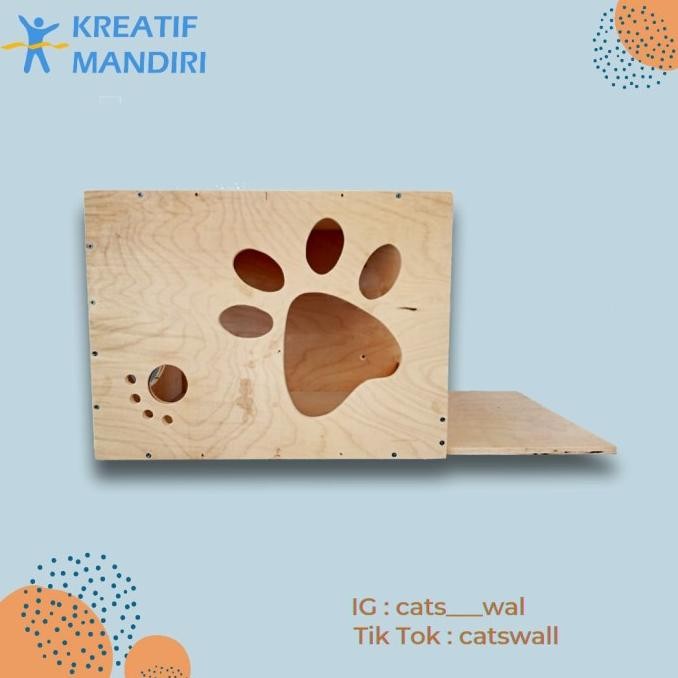 Jual Rumah Kucing Lompat Dinding Kotak Kucing Kandang Kucing Tipe ...
