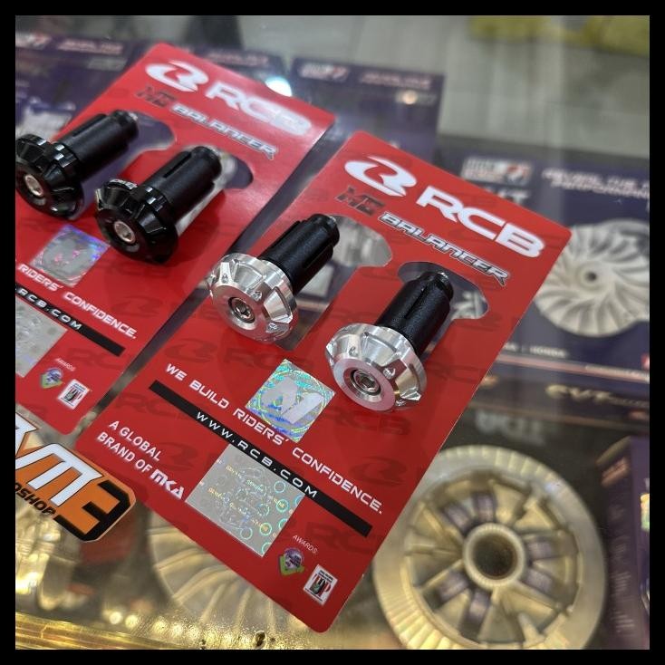 Jual terbaru !!! termurah! jalu stang rcb bar end balancer m8 black ...
