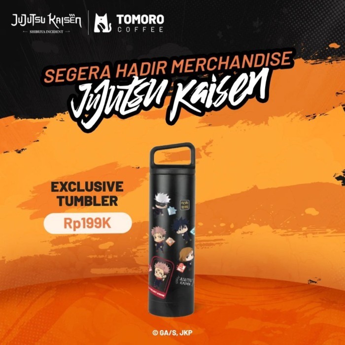 Jual READY TOMORO COFFEE X JUJUTSU KAISEN LIMITED EDITION TUMBLER ...