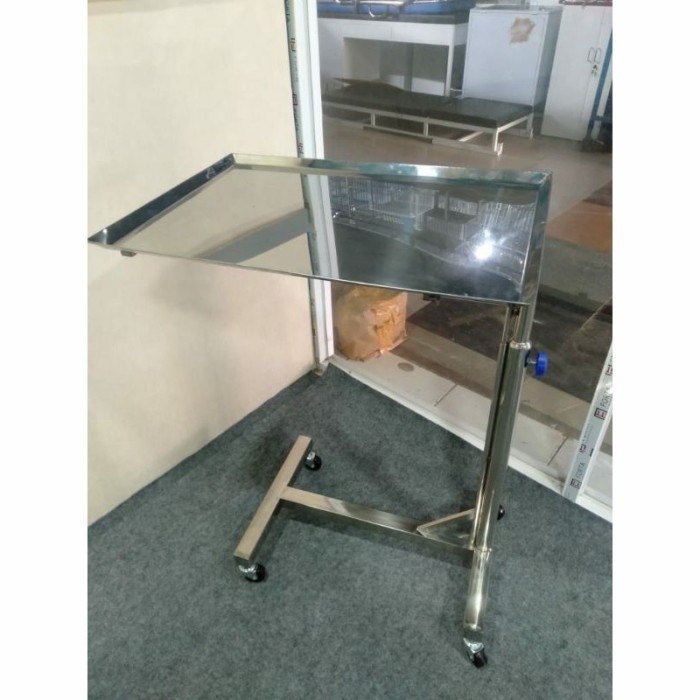Jual Meja Mayo - Meja Makan Pasien - Over Bed Table Stainless Steel ...