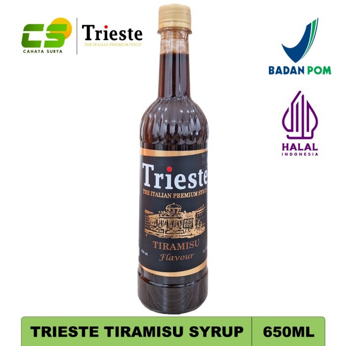 Jual Trieste Syrup Tiramisu - Sirup Rasa Tiramisu - 650 ml | Shopee ...