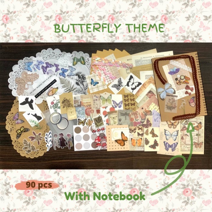 Jual Ready journal kit set journaling kit bujo scrapbook set jurnal kit ...