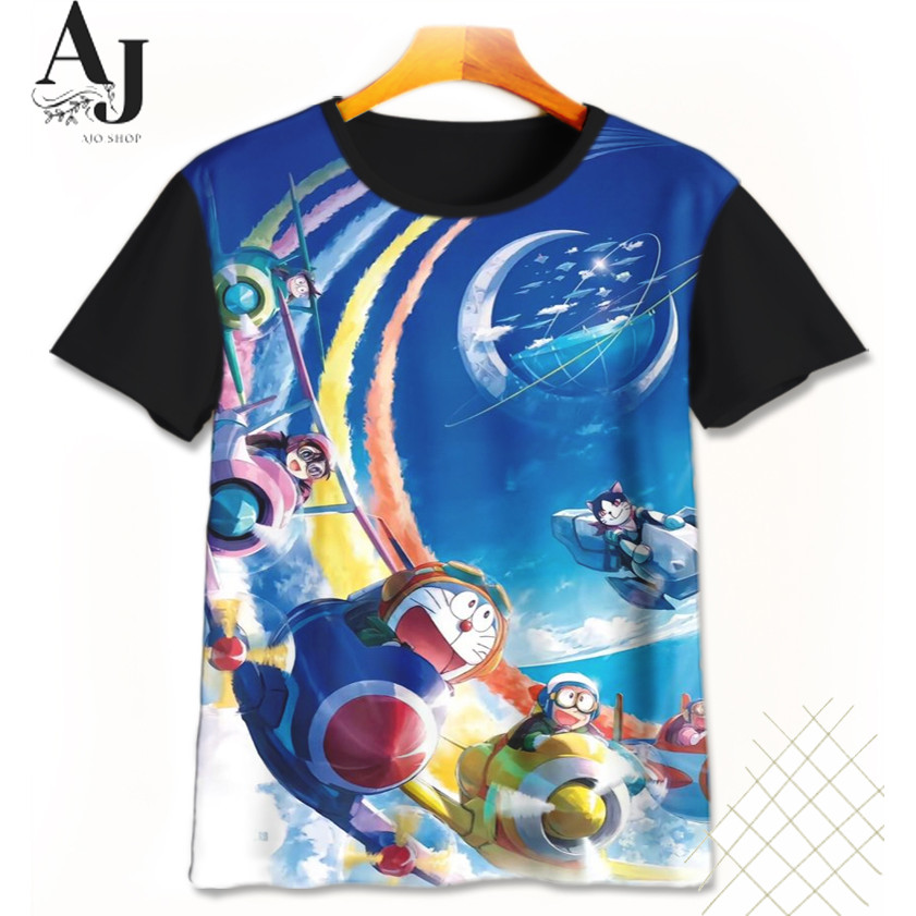 Jual Baju Anak Gambar Doraemon Kaos Kartun Game Anime 3D Doraemon-4 ...
