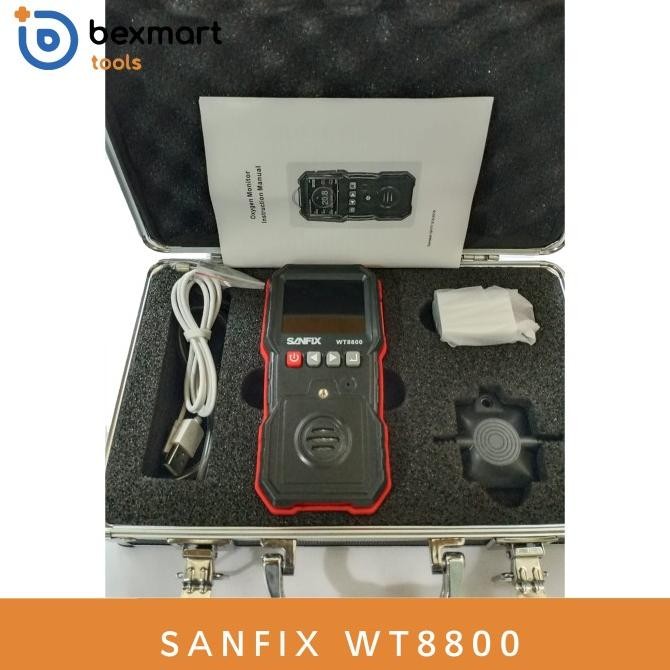Jual Murah Digital Oxygen Monitor (deteksi oksigen) SANFIX WT8800 / WT 8800 bex90 Ayo Order ...
