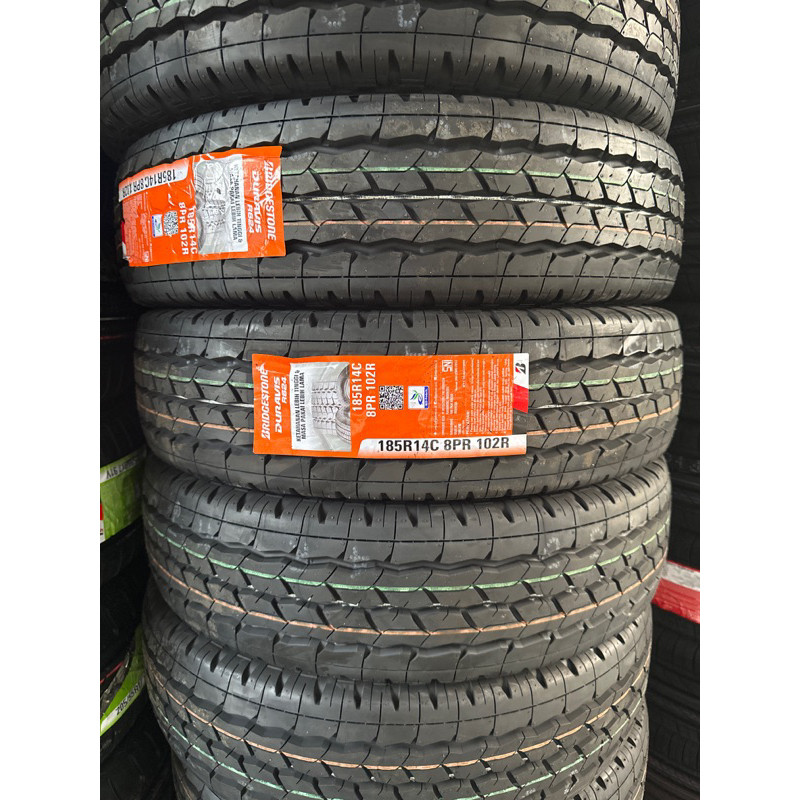 Jual Ban Bridgestone Duravis 185 R14 8PR tubeless muatan L300 Apv ...