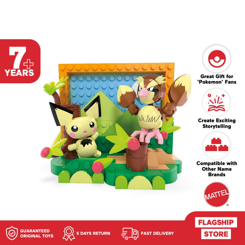Jual MEGA Pokémon Country Scene - Mainan Action Figure | Shopee Indonesia