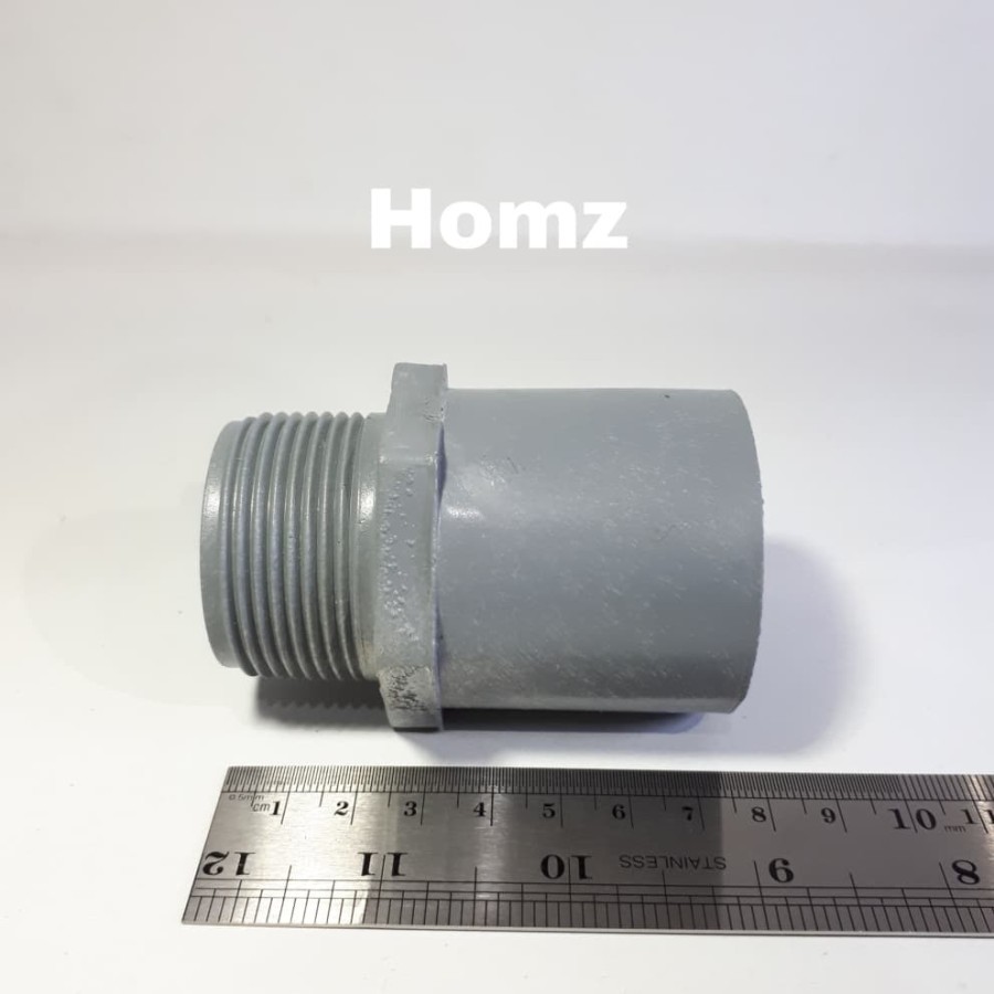 Jual SDL 1 1/4" in inch Aw SR/Sok Drat Luar Pvc/Sock Ulir Sambungan ...