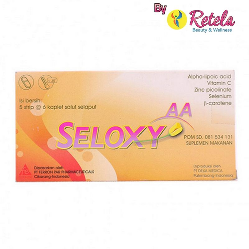 Jual Seloxy Aa 1 Strip 6 Tablet/ Antioksidan | Shopee Indonesia