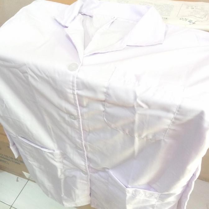 Jual Jas Lab Lengan Panjang Jas Lab Jas Laboratorium Baju Analis Putih ...