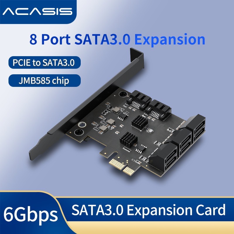 Jual Acasis 8port PCIe Ekspansi kartu SATA ke 5/8/10 Ports 6Gbps 3.0 ... Jual Acasis 8port PCIe Ekspansi kartu SATA ke 5/8/10 Ports 6Gbps 3.0 ...