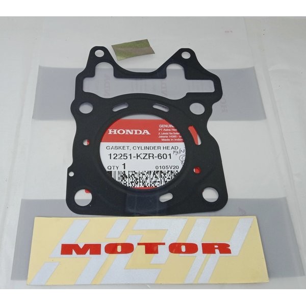 Jual Paking Blok Block Head Gasket Cylinder Head Honda Vario 125 Orisinil Original Asli 12251 ...