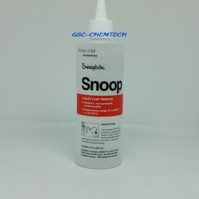 Jual Liquid Leak Detector Snoop Swagelok (236Ml) | Shopee Indonesia