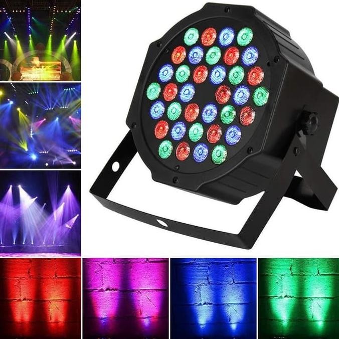 Jual LED PAR LIGHT 36 RGB/LAMPU DISCO SOROT 36 LED RGB PLASTIK MINI ...
