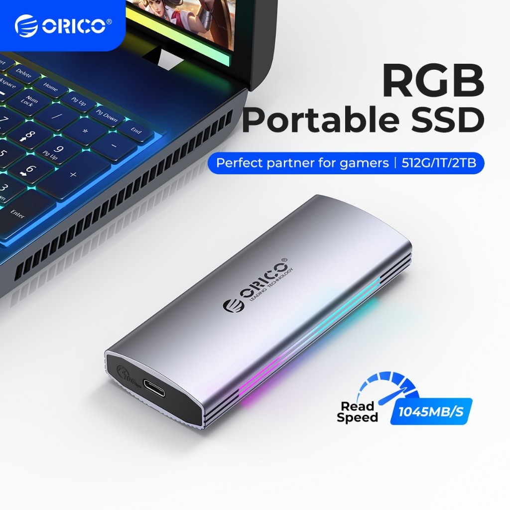 Jual Orico Portable SSD 2TB USB 3.2 Gen 2 Eksternal Solid State Drive Baca Kecepatan Hingga ...