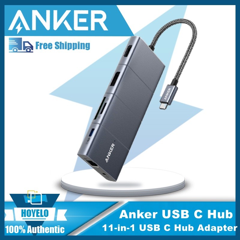 Jual Anker USB C Hub, PowerExpand 11-in-1 USB C Hub Adapter, dengan ...