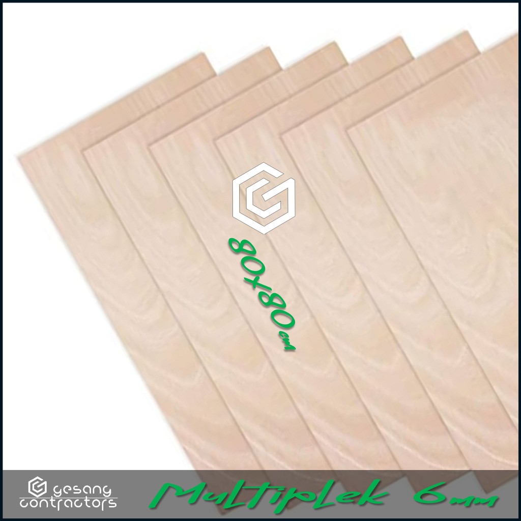 Jual Multiplek Triplek 6mm Ukuran 80x80 cm ( 6 mm | 80x80cm | 80 x 80 ...
