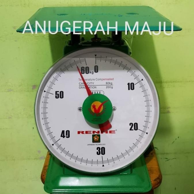 Jual Timbangan Duduk Jarum 60 Kg Vietnam Qlty/ Timbangan Manual REN HE 60 | Shopee Indonesia