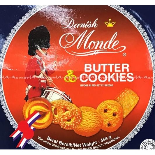 Jual Danish Monde Butter Cookies Biskuit Kaleng 5 Macam Kue Kering ...