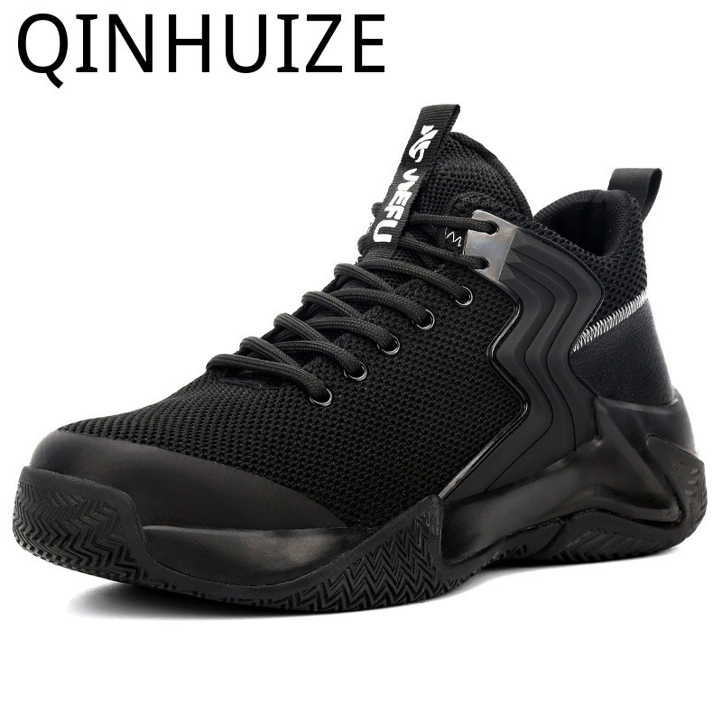 Jual QINHUIZE Sepatu keselamatan kerja sepatu baja jenis baru anti ...