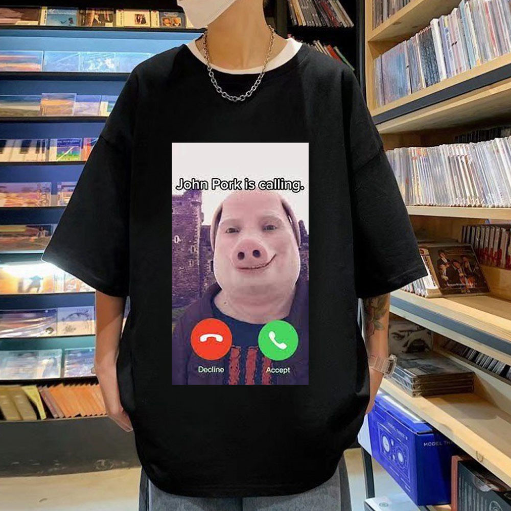 Jual John Pork Menelepon Menjawab Panggilan Telepon dengan Humor Desain ...