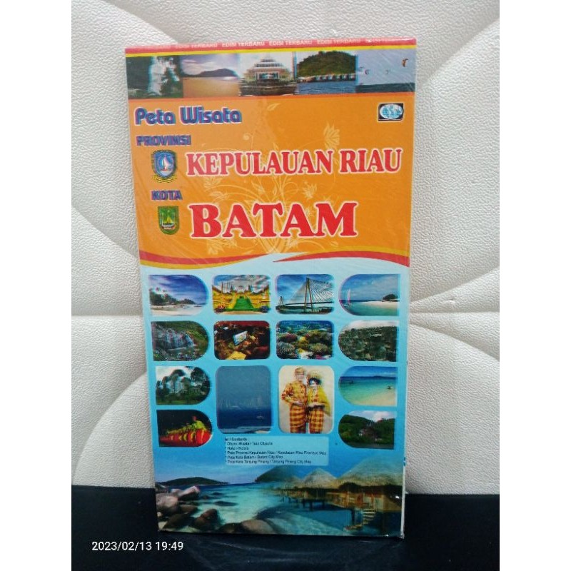 Jual Peta Wisata Provinsi Kepulauan Riau / Kota Batam | Shopee Indonesia