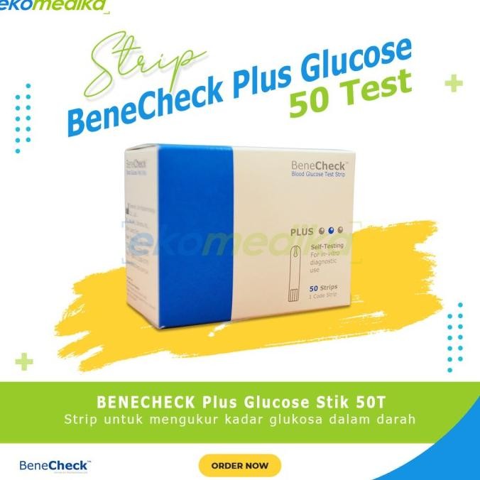 Jual Best Produk Benecheck Plus Glucose Stik 50T | Shopee Indonesia